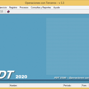 DAOT 2020 SUNAT – Archivo Excel