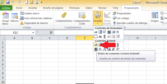 VBA Excel – Crear botones – Archivo Excel