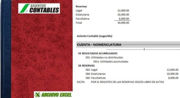 Asiento Contable de Reserva Legal, Estatutaria y Facultativa – Archivo ...