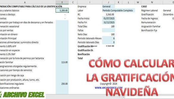 Reporte gráfico del Estado de Resultados – Archivo Excel